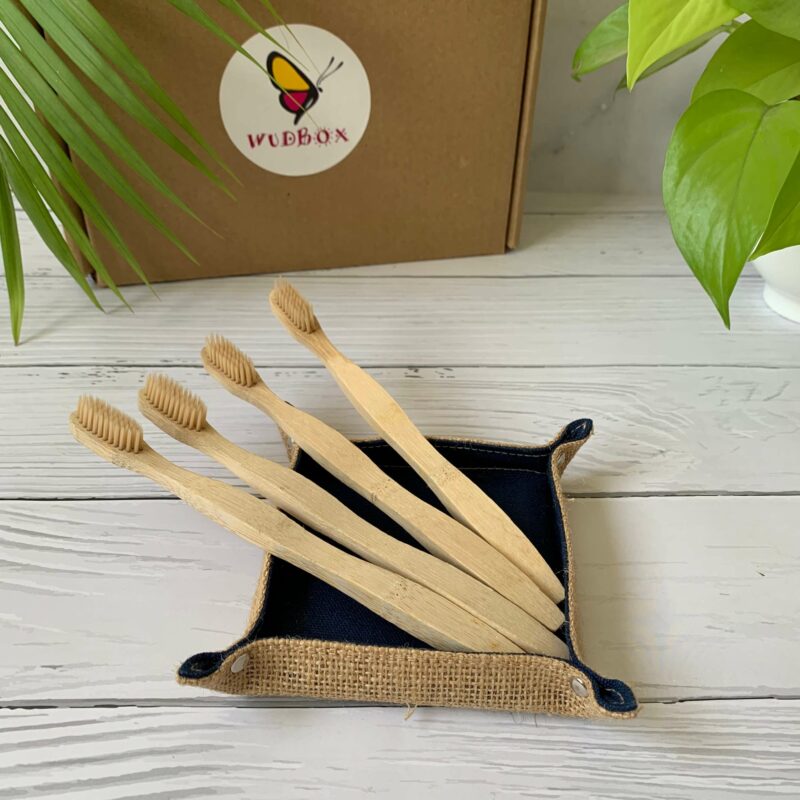 Buy Bulk Bamboo Toothbrushes in India - WudBox