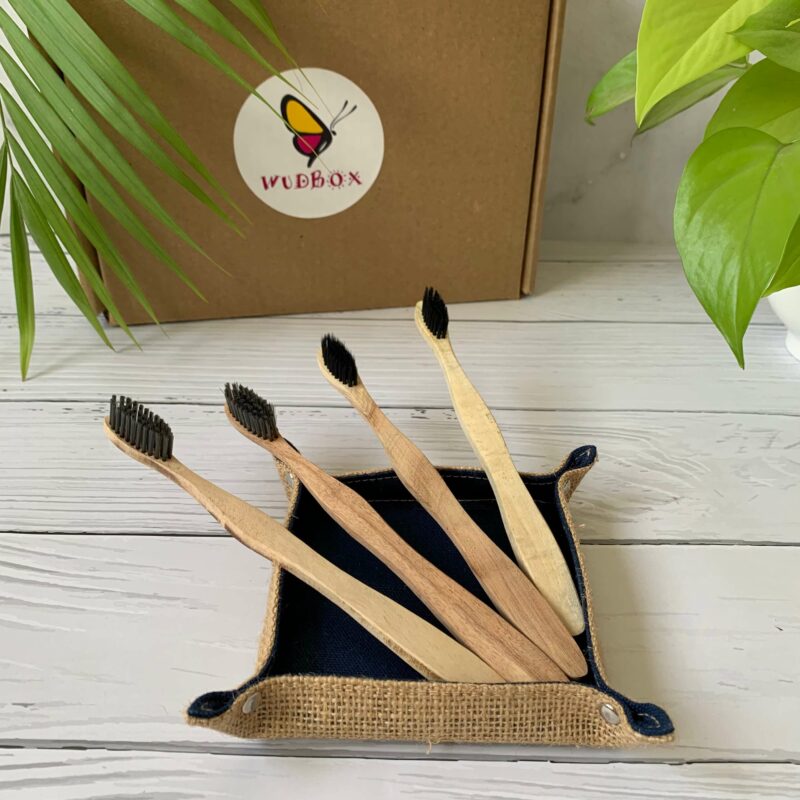 Buy Bulk Neem Wood Toothbrush in India - WudBox