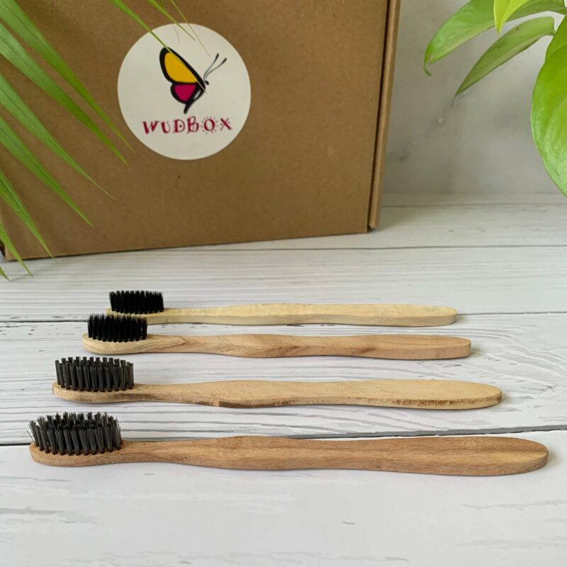 Buy Bulk Neem Wood Toothbrush in India - WudBox
