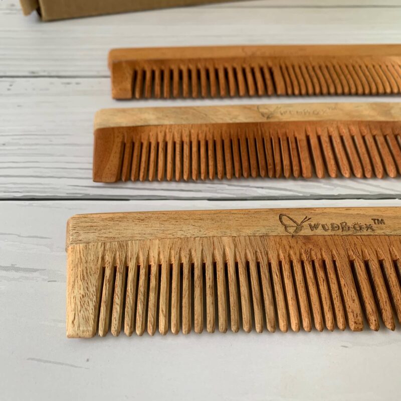 Buy Bulk Neem Wood Combs in India - WudBox