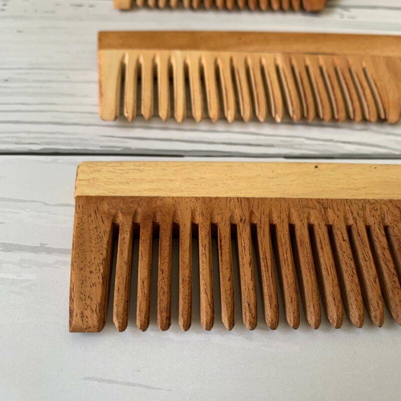 Buy Bulk Neem Wood Combs in India - WudBox