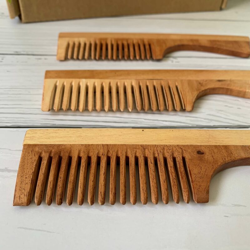 Buy Bulk Neem Wood Combs in India - WudBox