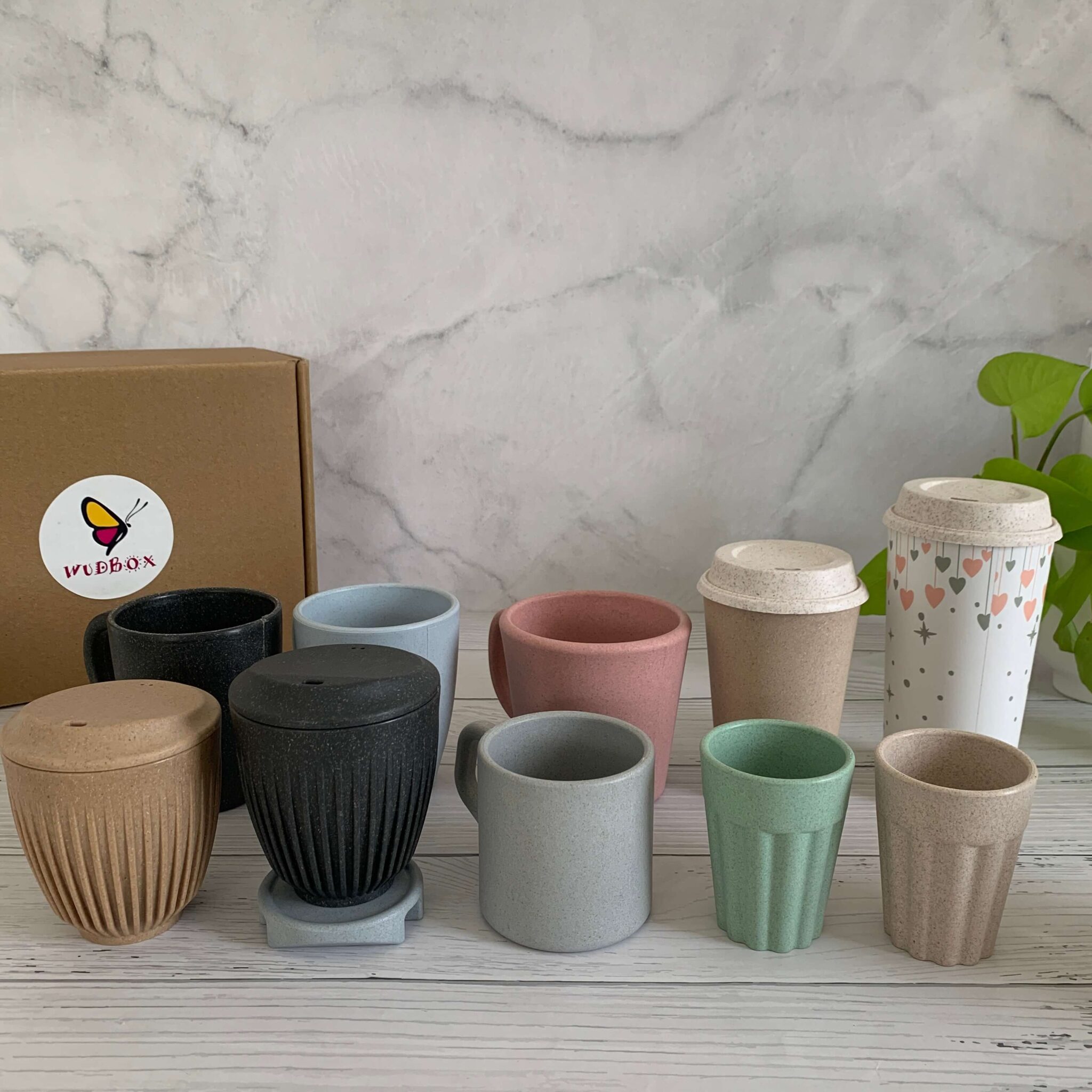Buy Bulk Eco Friendly Rice Husk Tea Cups in India - WudBox